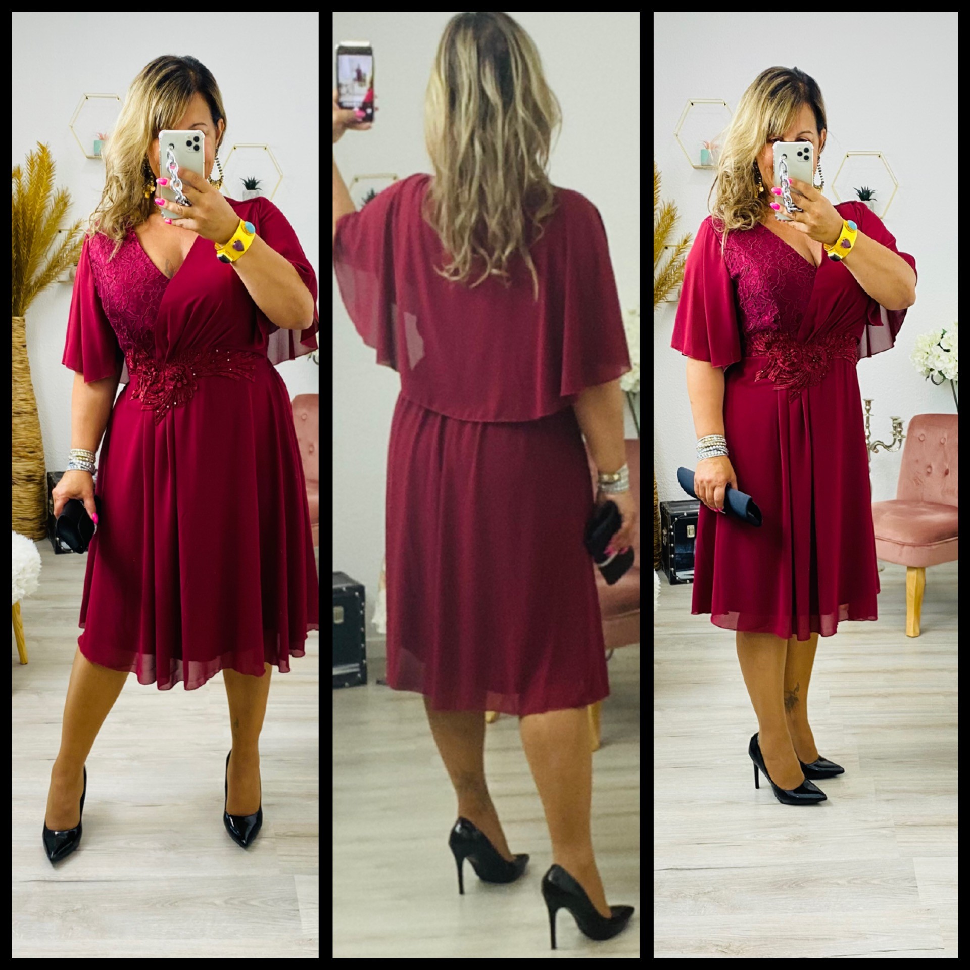 Robe de soirée Bela Courte – DRESSING FASHION